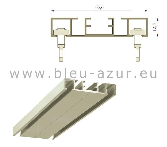 Rail plafond 2 voies - Materiel et Fournitures pour les Tapissiers et ...